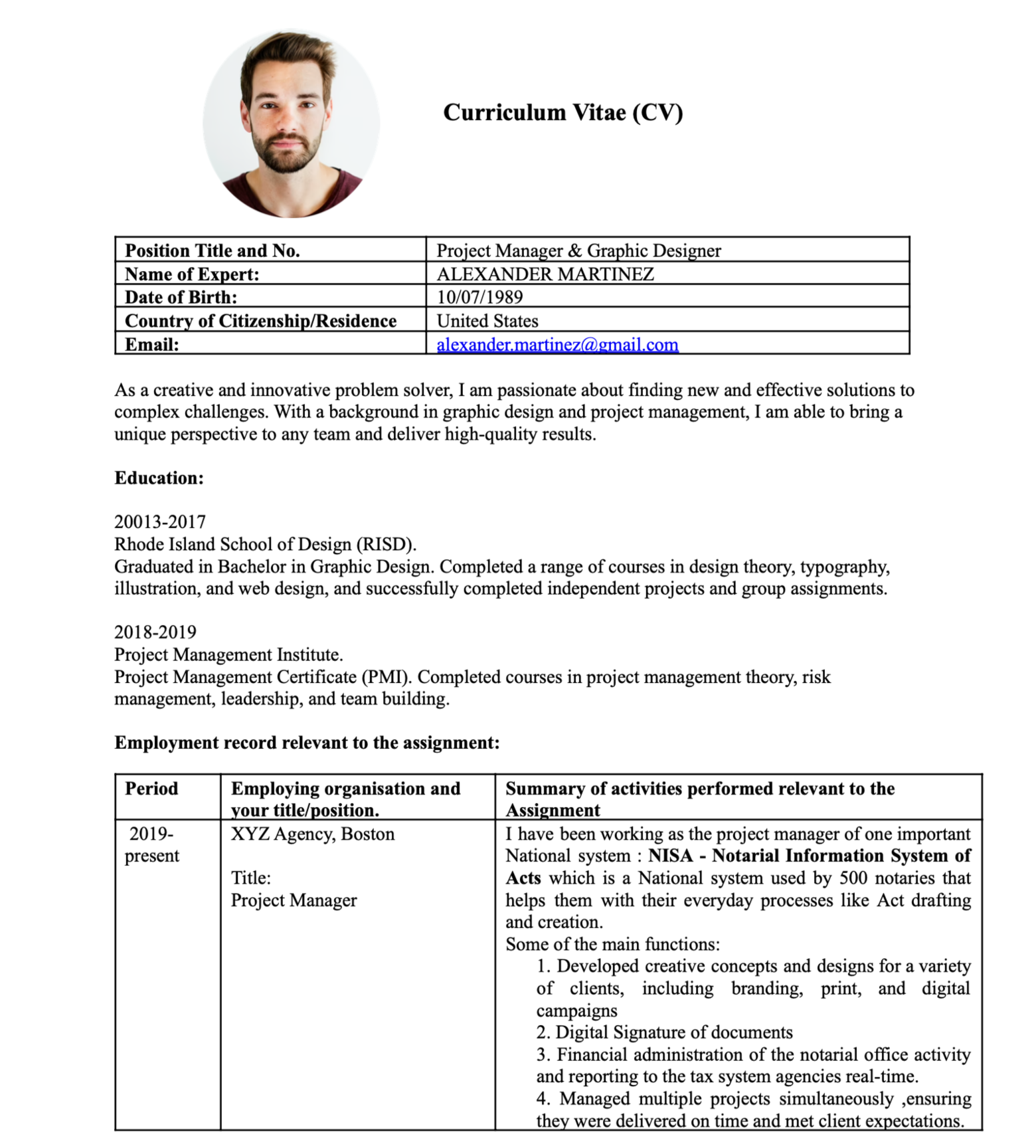 Original photo of Resume Original photo of Resume